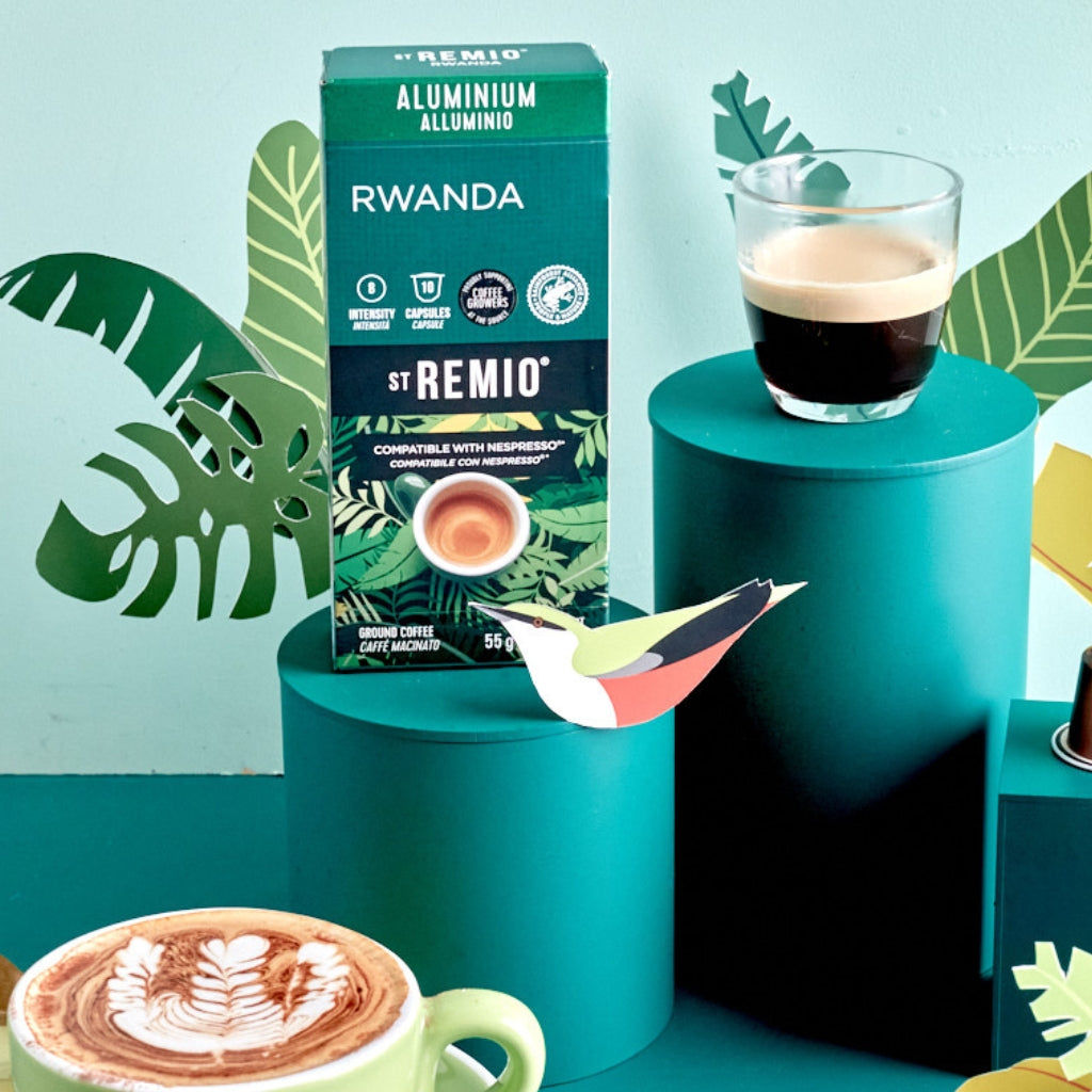 RWANDA - Nespresso ®* Aluminium Compatible Capsules x 100 Pack – St ...