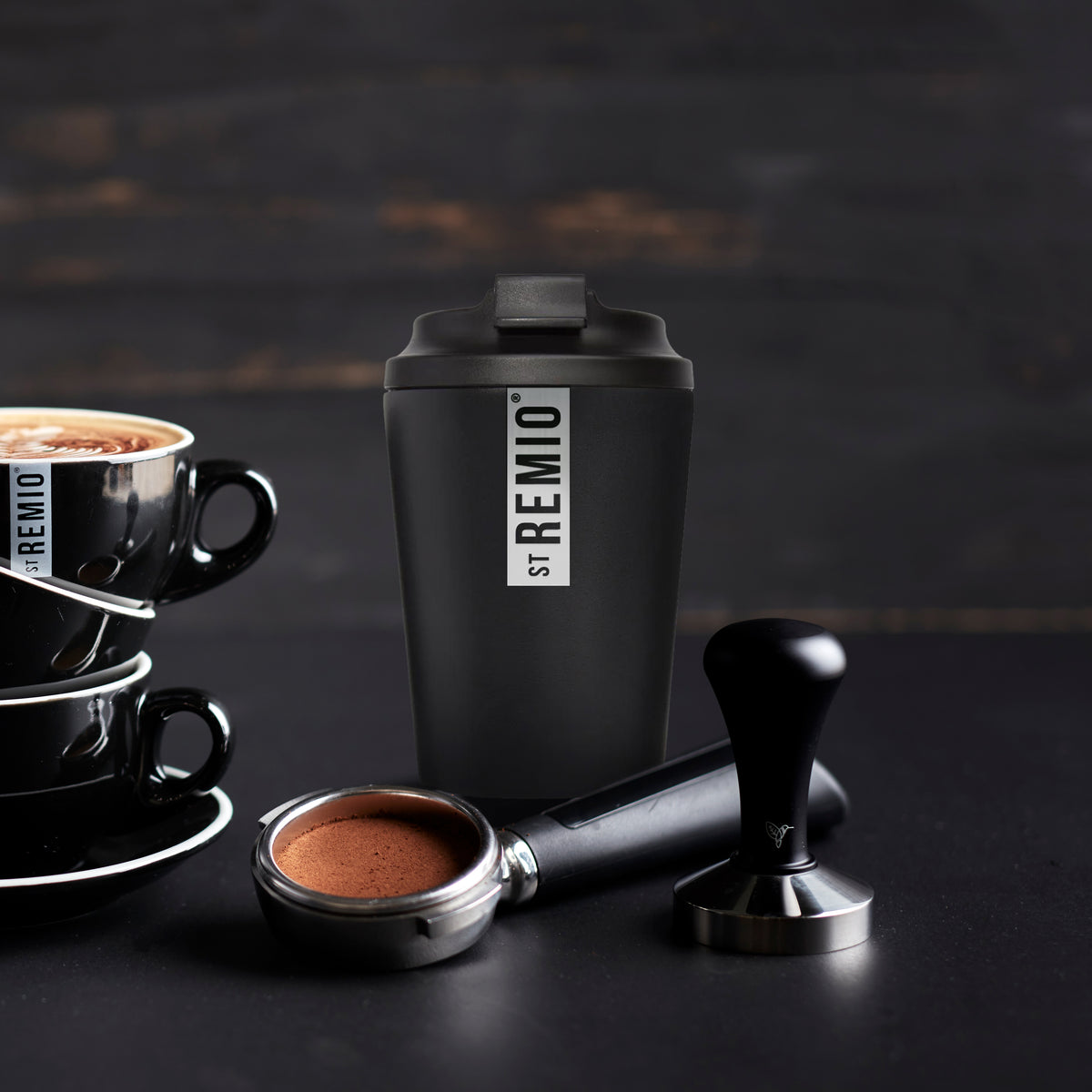 St Remio 8oz Reusable Cup Black – St Remio Coffee