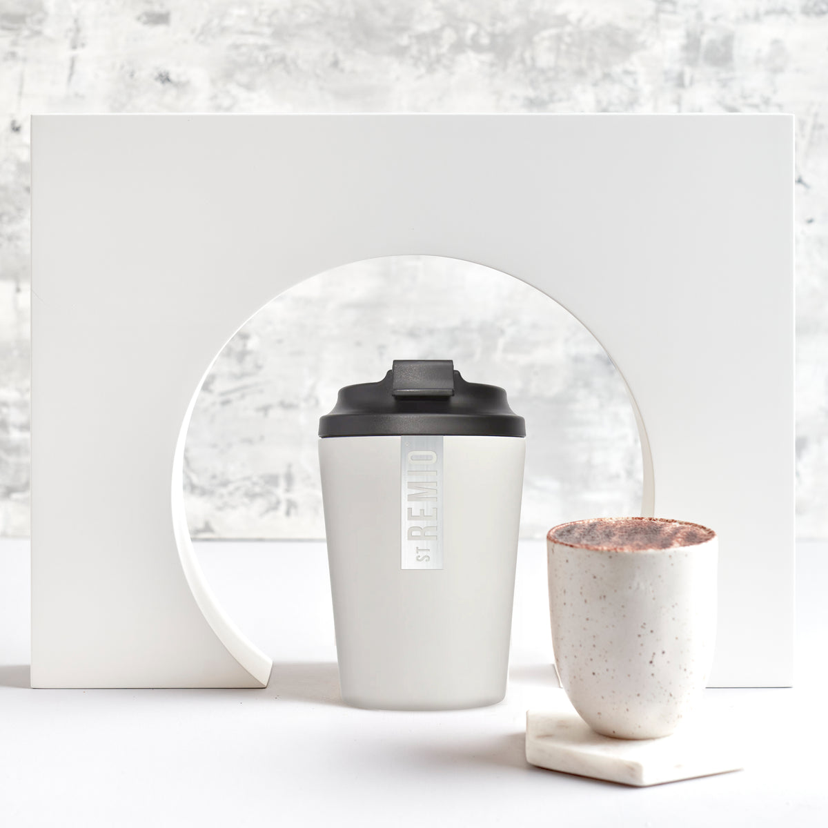 St Remio 8oz Reusable Cup Frost | St Remio Coffee