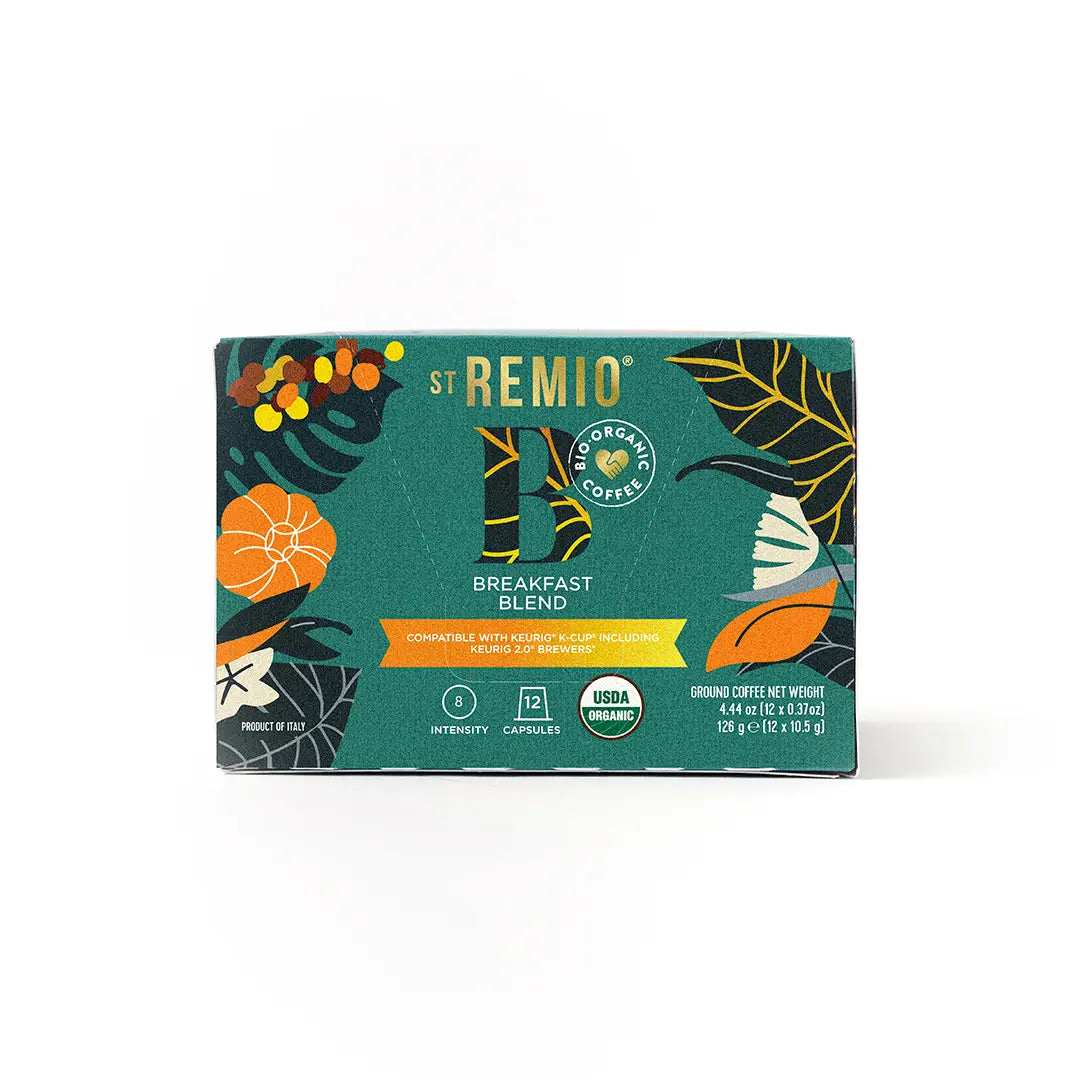 BREAKFAST BLEND Organic Keurig® K-CUP®* Capsules 12pk – St Remio Coffee