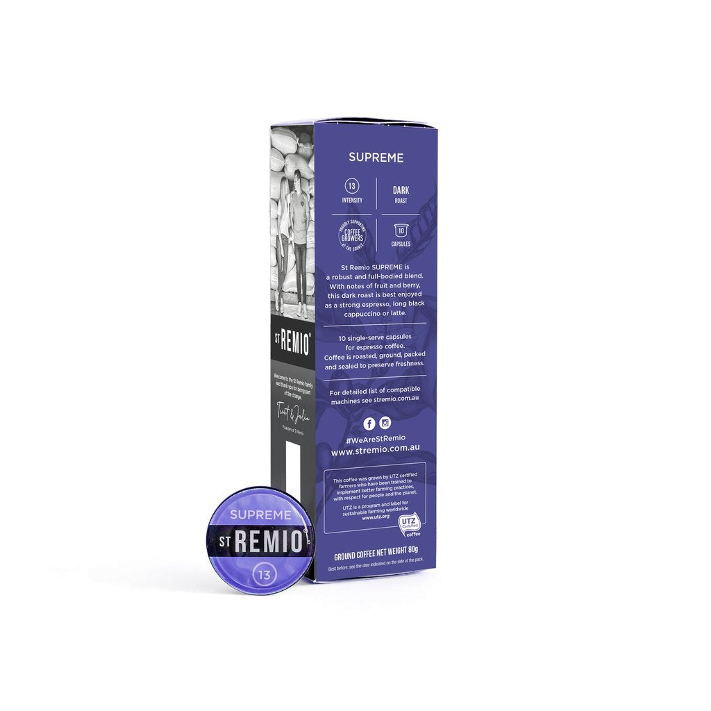 SUPREME - Expressi®* / Caffitaly®* Compatible Capsules – St Remio Coffee